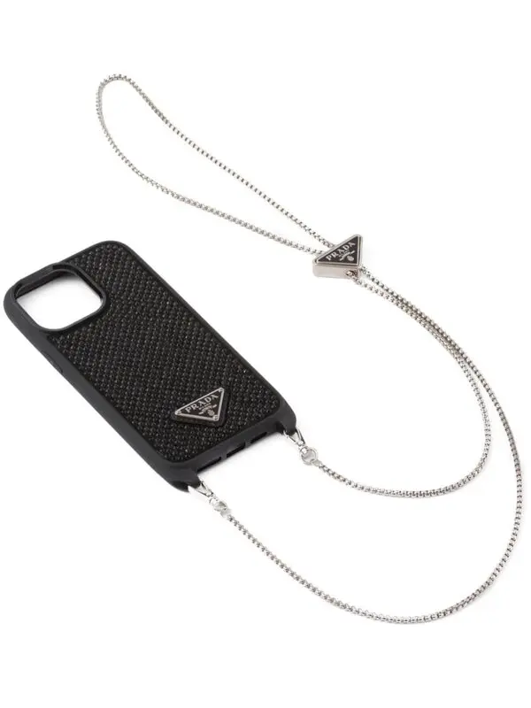 Prada Crystal-embellished Iphone 14 Pro Case