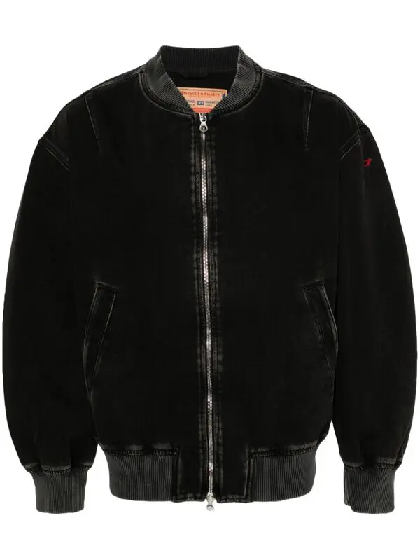 DIESEL® D-vinz Denim Bomber Jacket