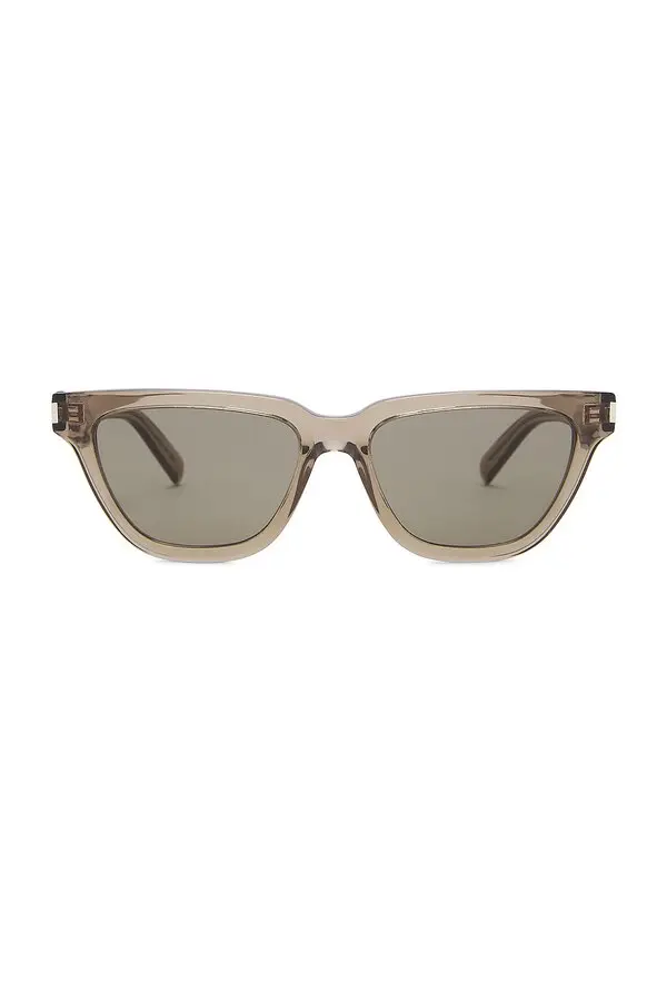 Saint Laurent Sl 462 Sulpice Sunglasses - Brown & Grey
