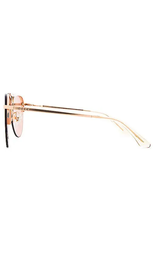 DIFF EYEWEAR Tahoe Sunglasses - Gold & Honey Crystal Flash