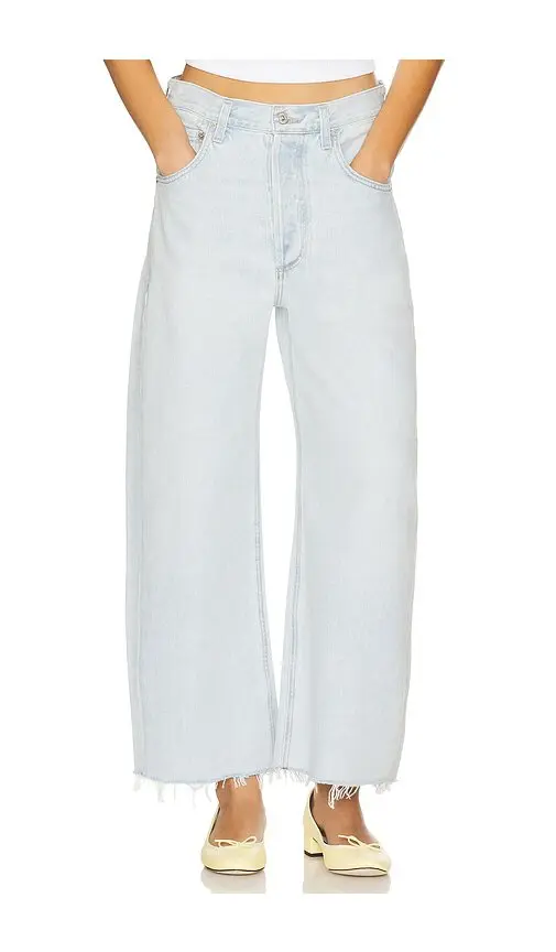 Citizens Of Humanity Ayla Undone Hem Crop Jeans - Allier