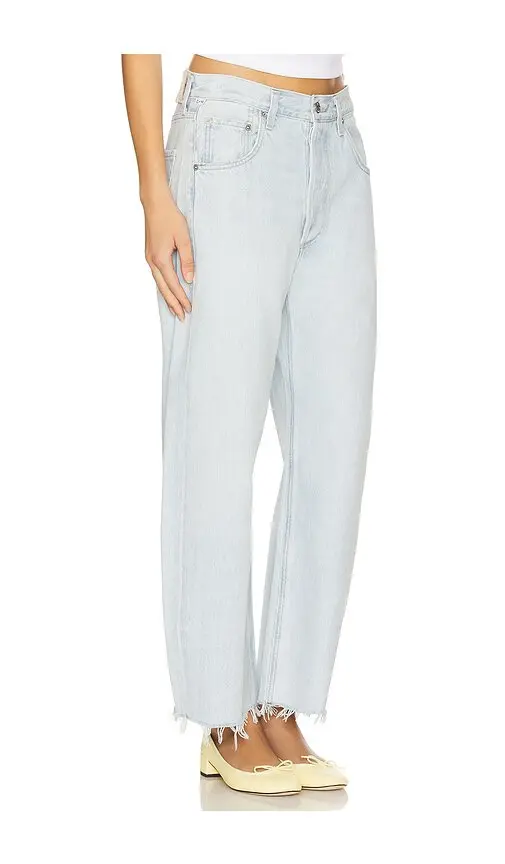 Citizens Of Humanity Ayla Undone Hem Crop Jeans - Allier