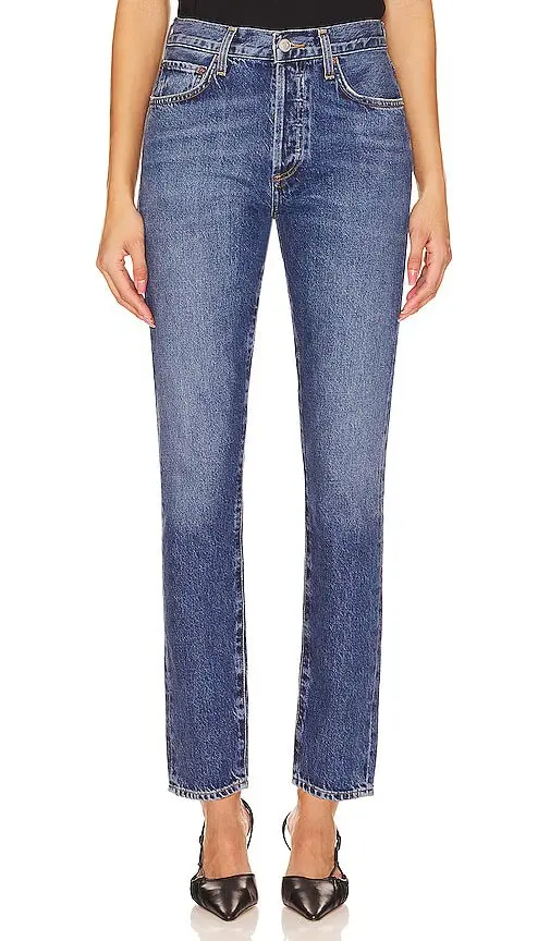 AGOLDE Austin Mid-rise Tapered Slim Jeans