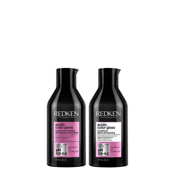 REDKEN Acidic Color Gloss Duo: Shampoo & Conditioner Set - One-color