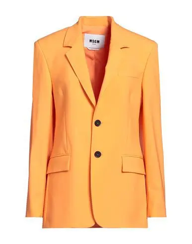 MSGM Single-breasted Blazer - Orange