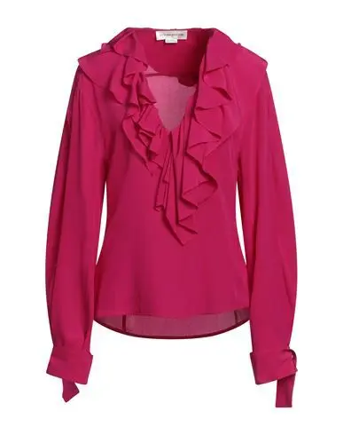 Victoria Beckham Ruched Long Sleeve Top - Pink
