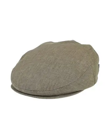 Borsalino Linen Flat Cap - Green