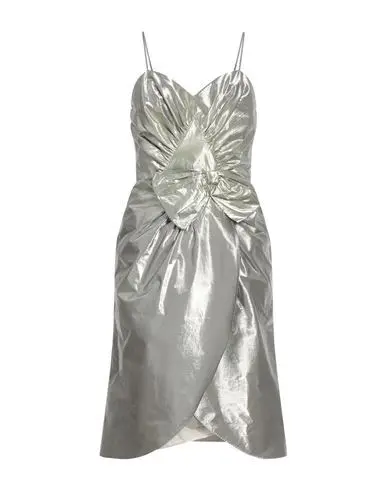bodycon ruffle midi dress RUCHED BABE Bodycon Dress – Dusty Mauve Grey – Lugrantha main image 1
