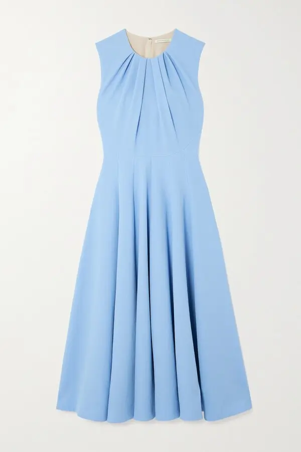 knee length dresses for ladies Meryl Dress | Pink Twist Neck Detail Midi Dress