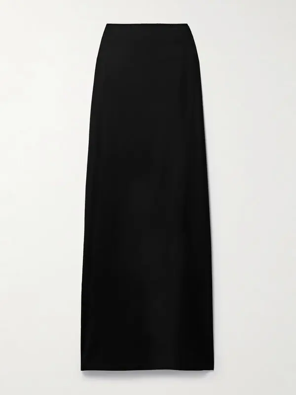 BEARE PARK Wool-twill Maxi Skirt
