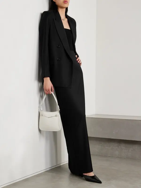 BEARE PARK Wool-twill Maxi Skirt