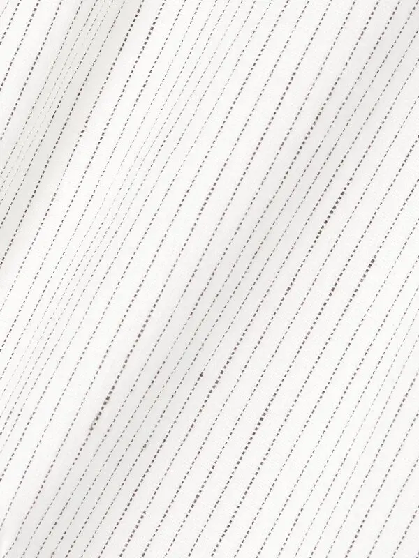 Brunello Cucinelli Pinstriped Linen-blend Vest