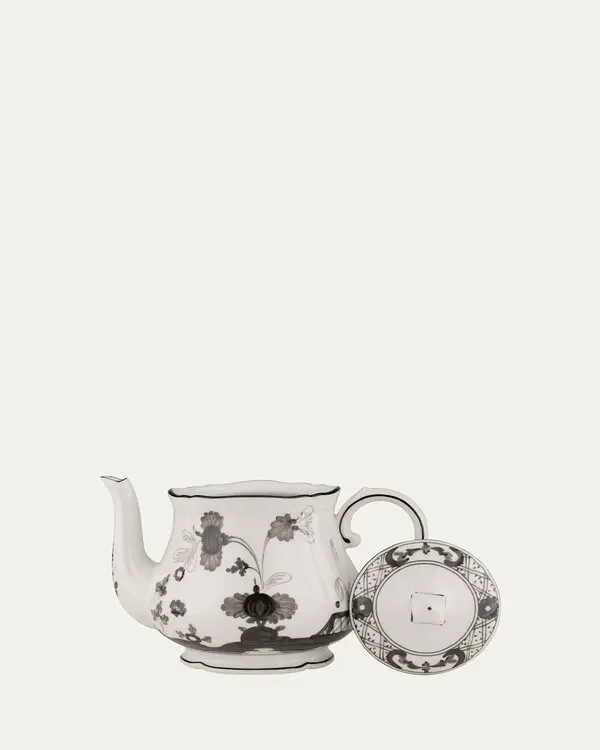 GINORI 1735 Oriente Italiano Albus Small Teapot, 23 Oz - Black