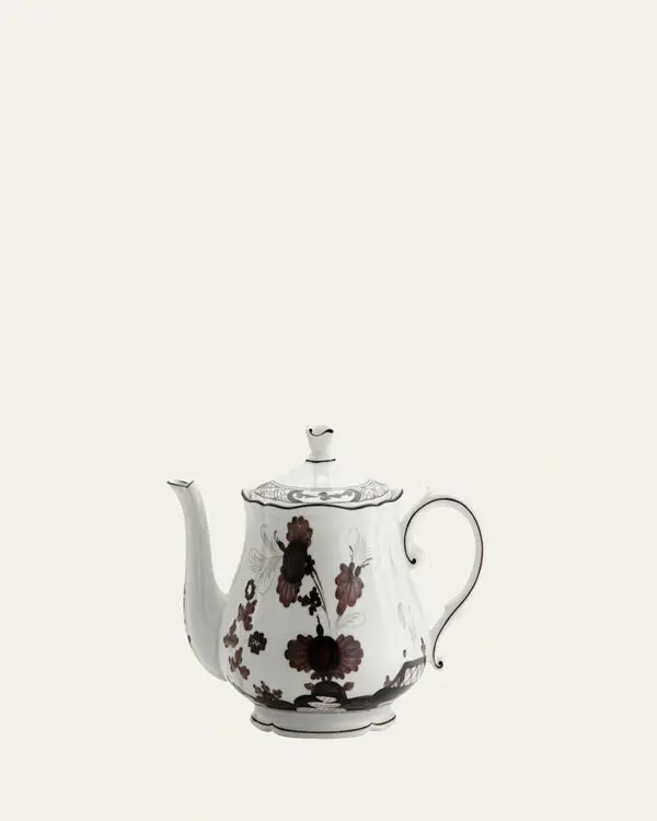 GINORI 1735 Oriente Italiano Albus Small Teapot, 23 Oz - Black