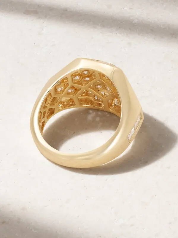ANITA KO Hive 18-karat Diamond Ring