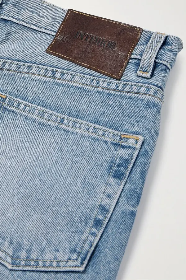 INTERIOR The Remy High-rise Straight-leg Jeans