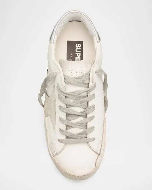GOLDEN GOOSE Super-star Leather Low-top Sneakers - White/ice/