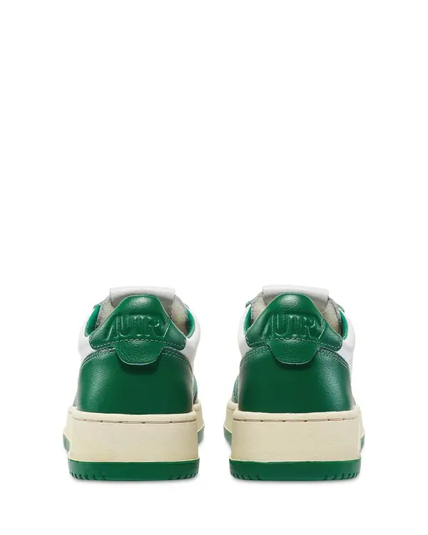 AUTRY Medalist Low Top Sneakers - White/green