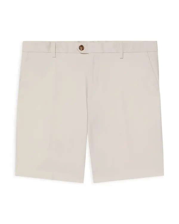 REISS Wicket Modern Fit Chino Shorts - Chalk