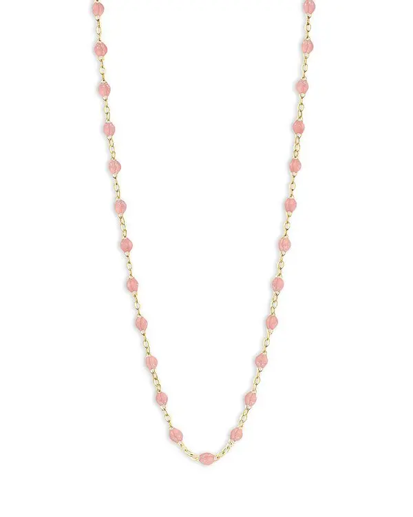 Gigi Clozeau 18k Yellow Gold Classic Gigi Necklace - Blush/gold