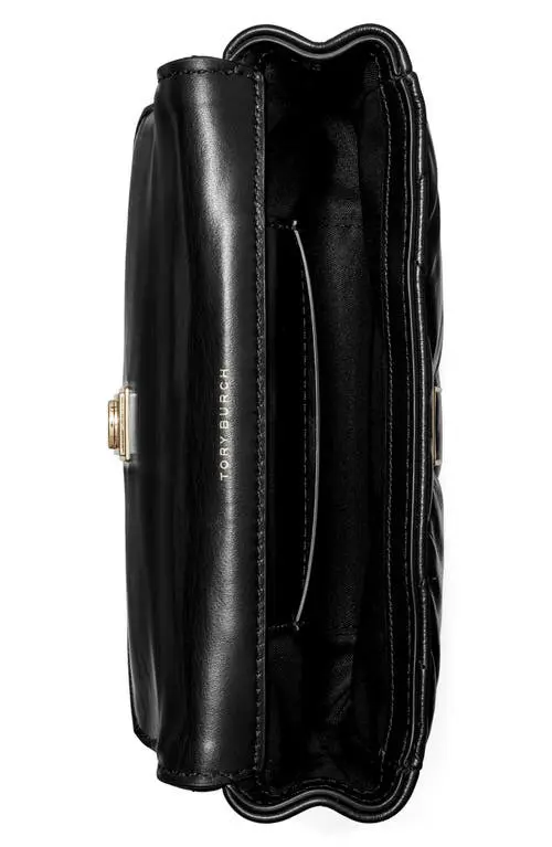 Tory Burch Kira Mini Quilted Leather Crossbody Bag