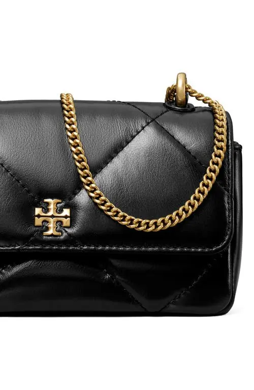 Tory Burch Kira Mini Quilted Leather Crossbody Bag