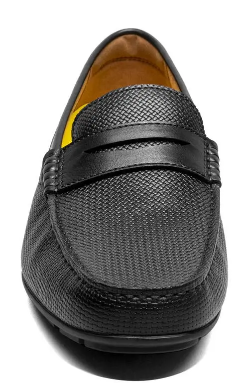 Florsheim Motor Moc Toe Penny Loafer - Black