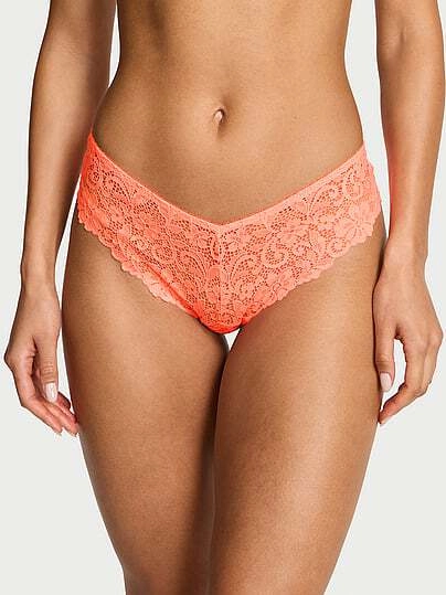 Victoria's Secret Tease Spider Cheeky Panty - Orange