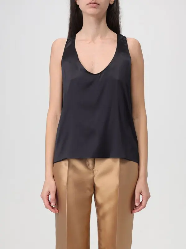 Pinko V-neck Sleeveless Top - Black