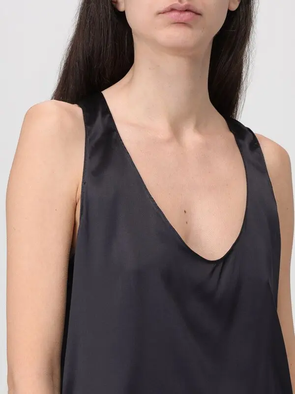 Pinko V-neck Sleeveless Top - Black