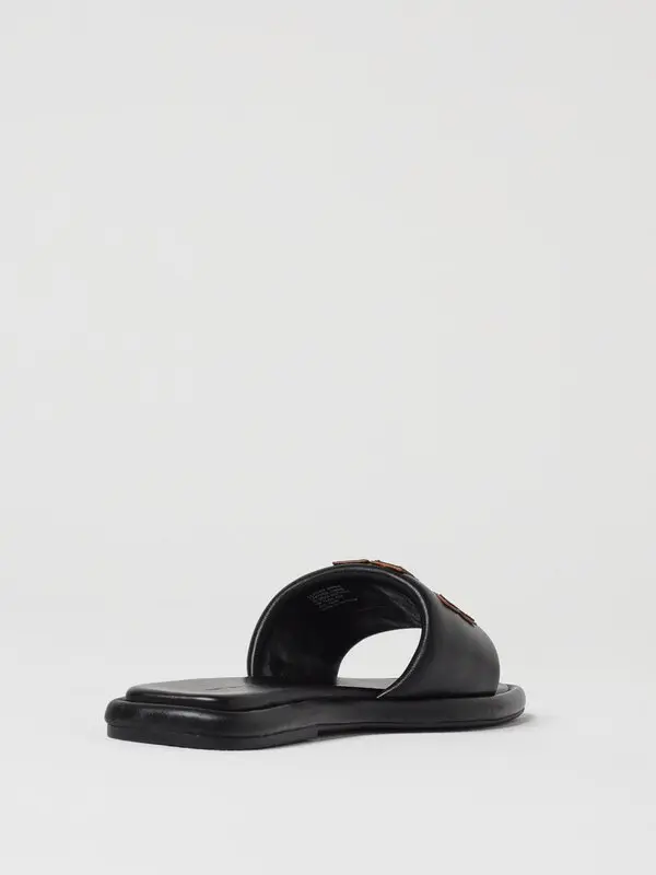 Tory Burch Embossed Logo Heeled Sandal
