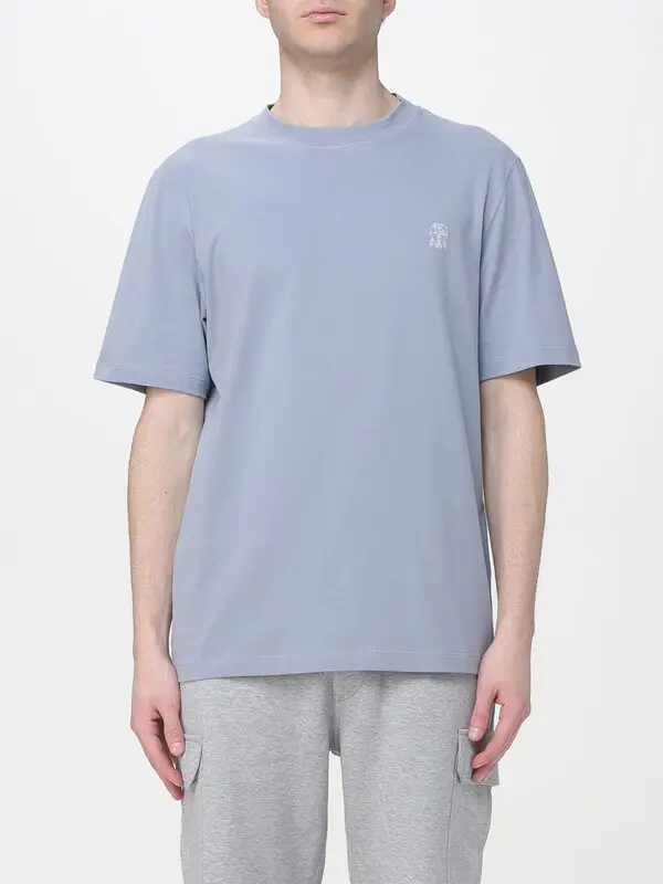 Brunello Cucinelli T-shirt - Gnawed Blue