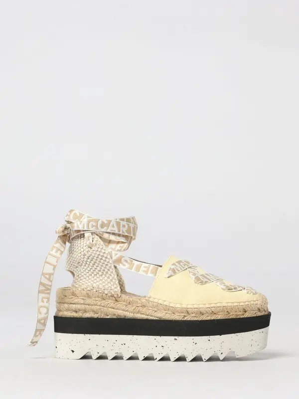 Stella McCartney Espadrille With Tie Fastening - Beige