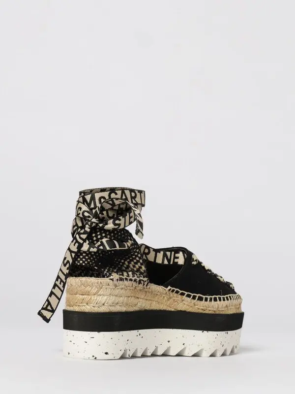 Stella McCartney Espadrille With Tie Fastening - Black