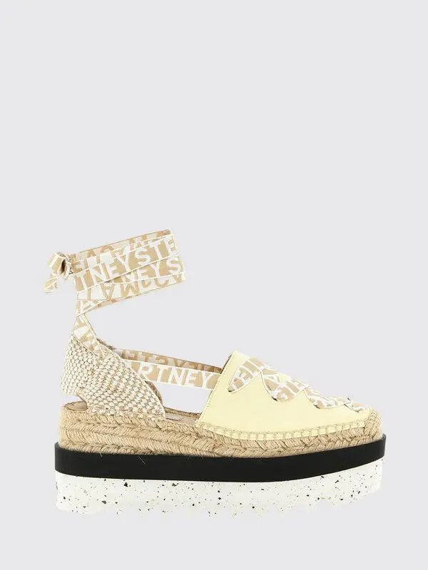 Stella McCartney Espadrille Platform Sandals - Yellow