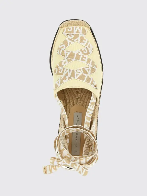 Stella McCartney Espadrille With Tie Fastening - Yellow