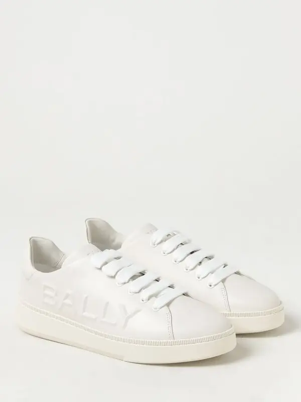 Bally Lace Up Sneakers - White