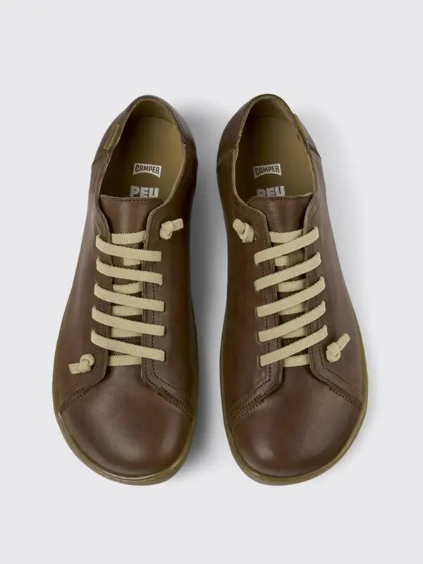 Camper Leather Lace-up Sneakers - Brown
