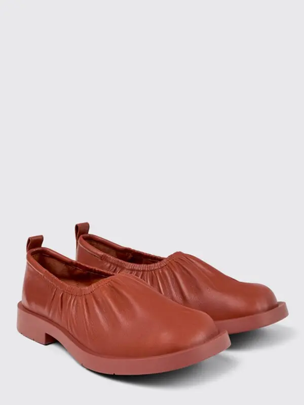 Camper Elasticated Ballet Flats - Red