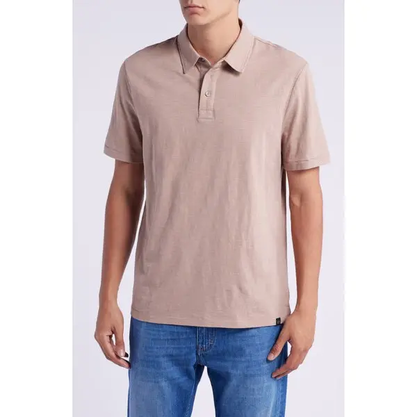 THREADS 4 THOUGHT Slub Jersey Polo - Balsa