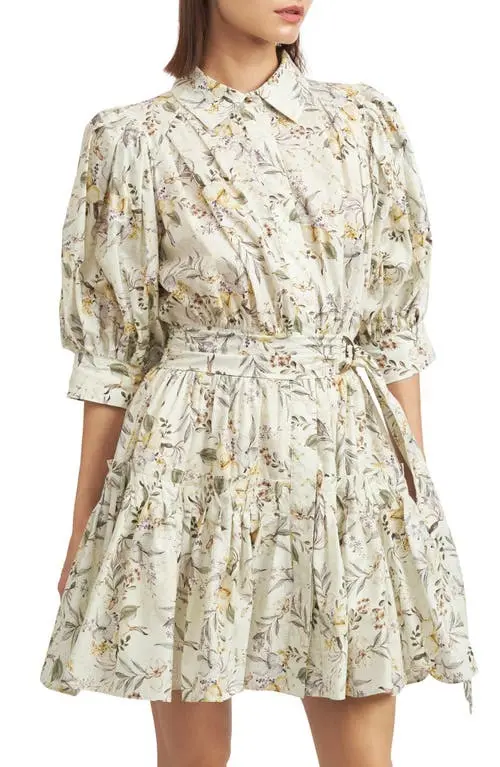 en saison cotton poplin mini dress En Saison + Cotton Poplin Mini Dress