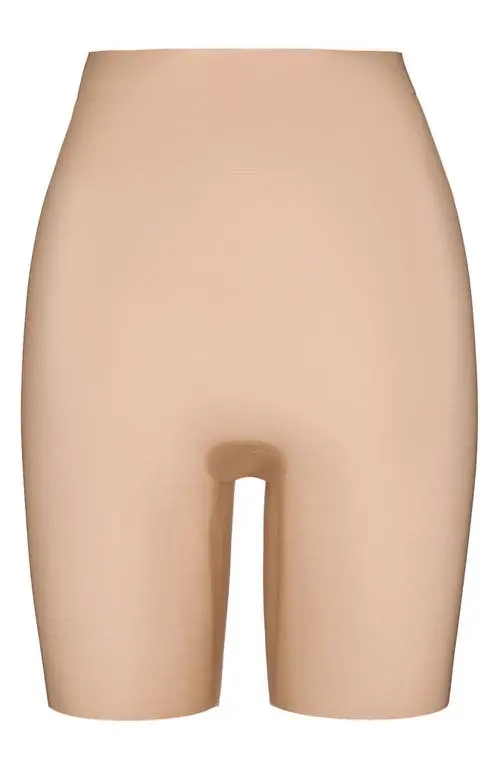 Commando Featherlight Control High Waist Shaping Shorts - Beige