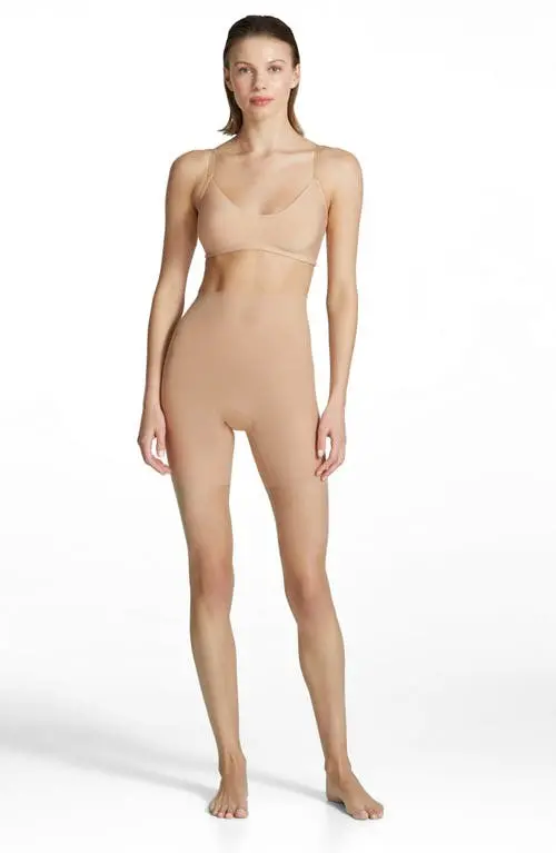 Commando Featherlight Control High Waist Shaping Shorts - Beige