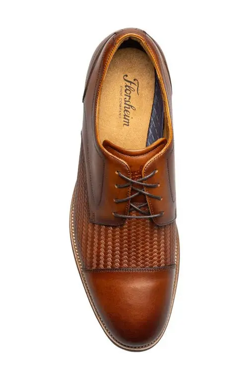 Florsheim Rucci Cap Toe Derby - Cognac