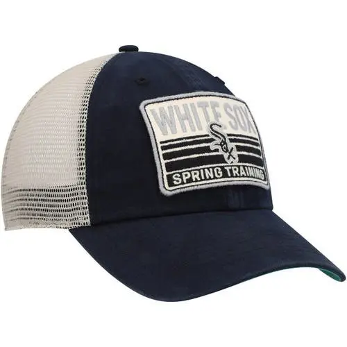 '47 Tan Chicago White Sox Four Stroke Clean Up Trucker Snapback Hat