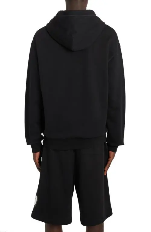 Dolce & Gabbana Logo Cotton Hoodie - N0000 Nero