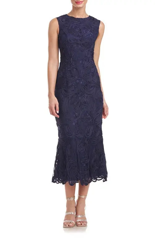 Js Collections Meli Soutache Midi Dress