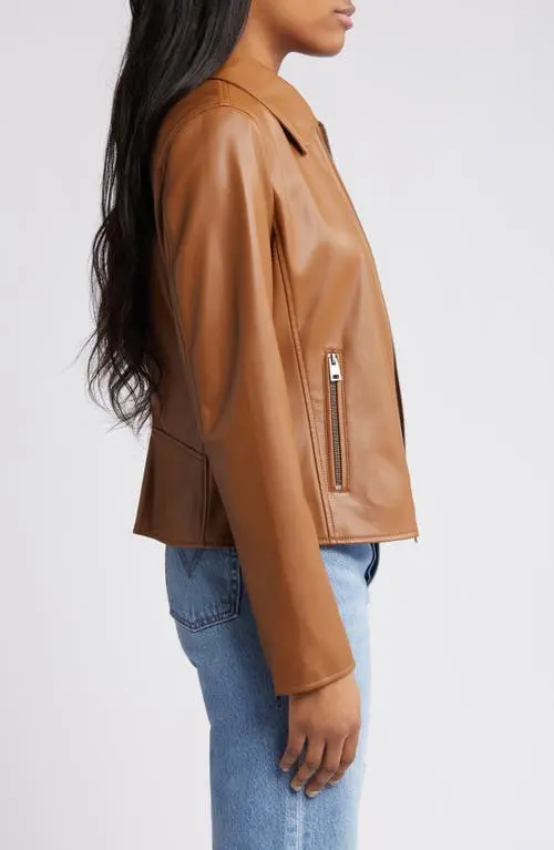 LEVI'S Racer Faux Leather Jacket - Toffee