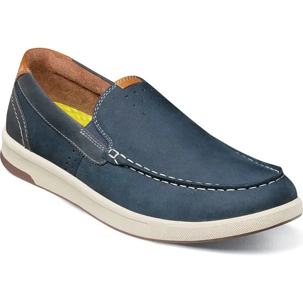 Florsheim Crossover Moc Toe Slip-on - Navy