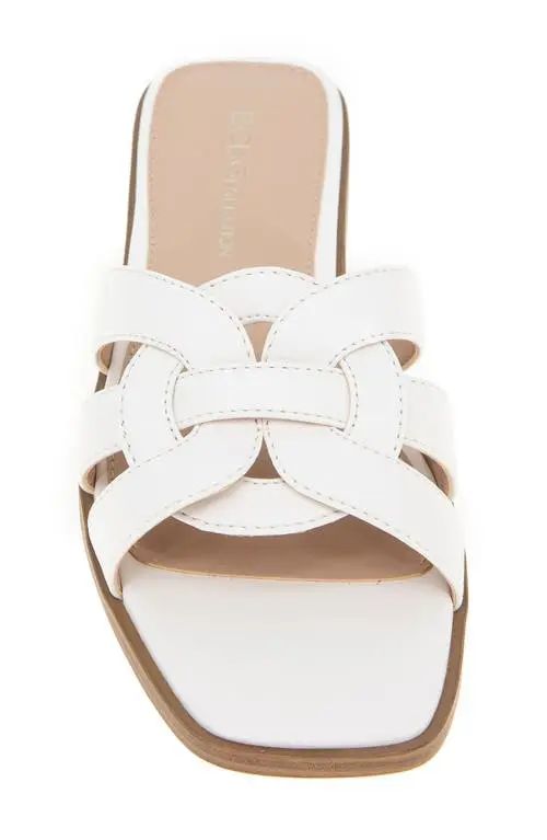 Bcbgmaxazria Meltem Square Toe Slide Sandal